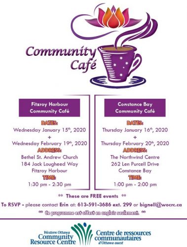 Constance Bay Community Cafe - West Carleton Online