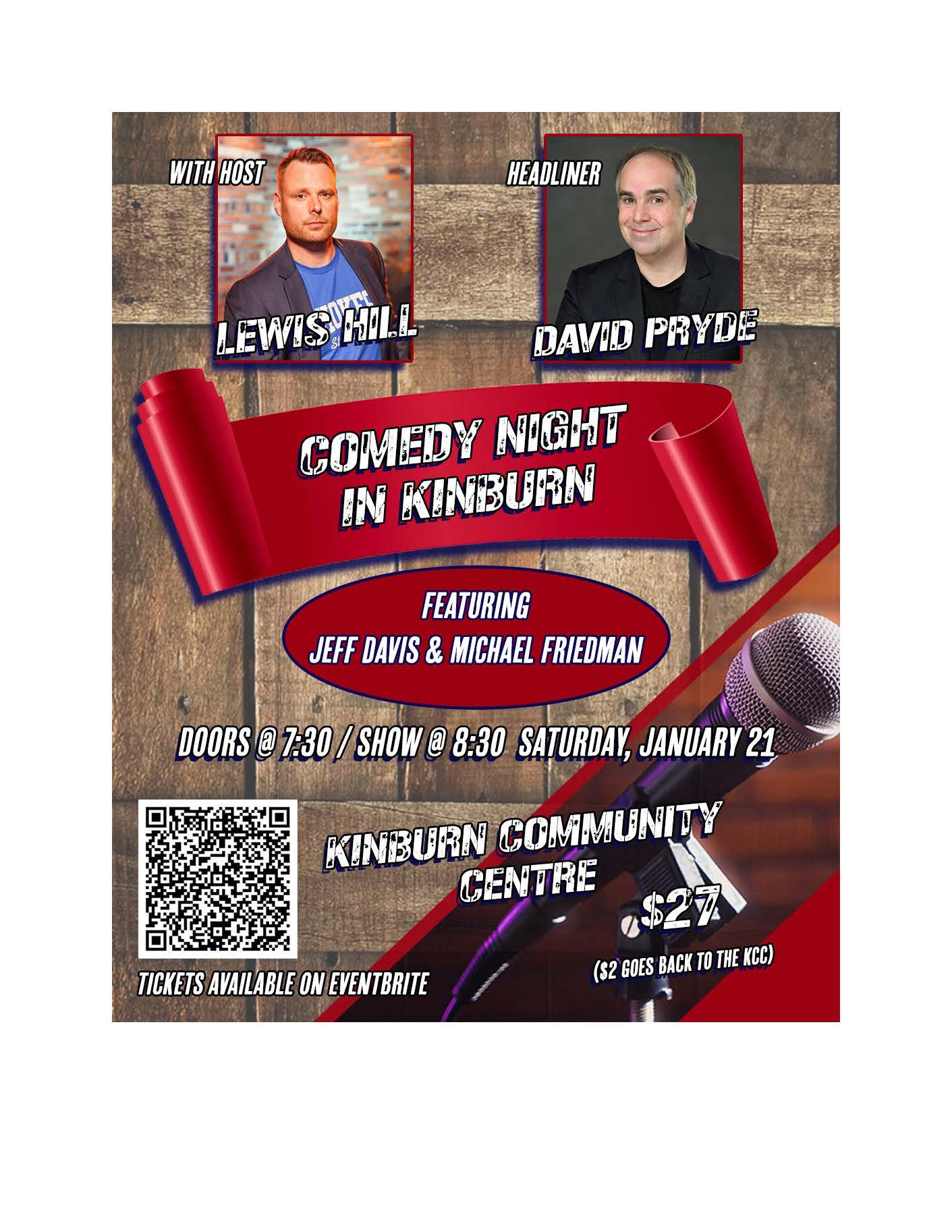 Comedy Night in Kinburn featuring David Pryde - West Carleton Online