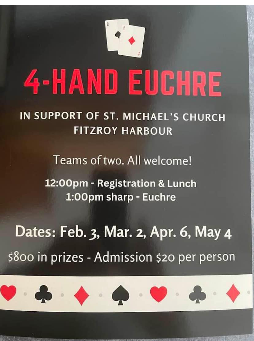 St. Michael’s Four Hand Euchre Series - West Carleton Online