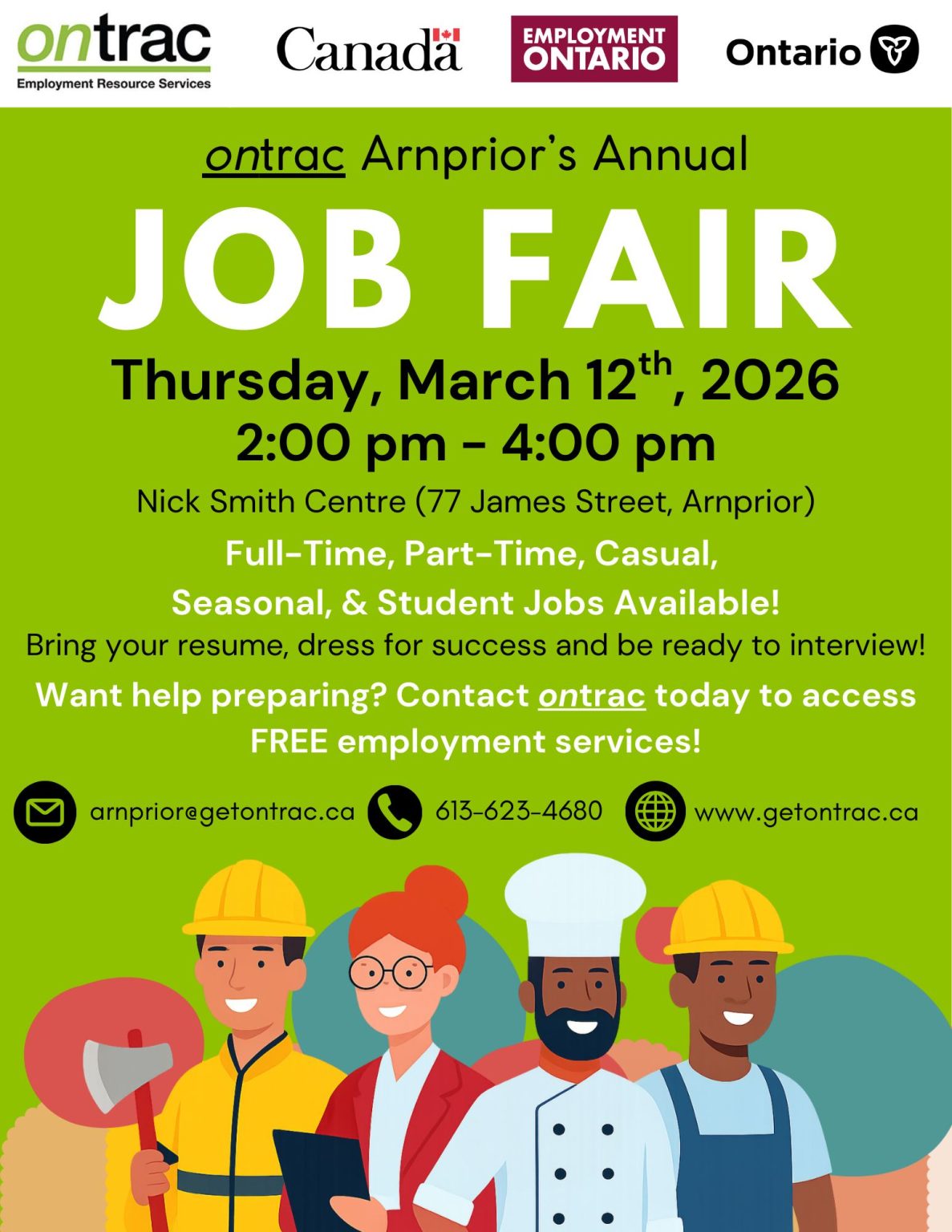 ontrac Arnprior Annual Job Fair - West Carleton Online